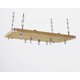 Concept Housewares Rectangular Ceiling Mounted Pot Rack - Walmart.com