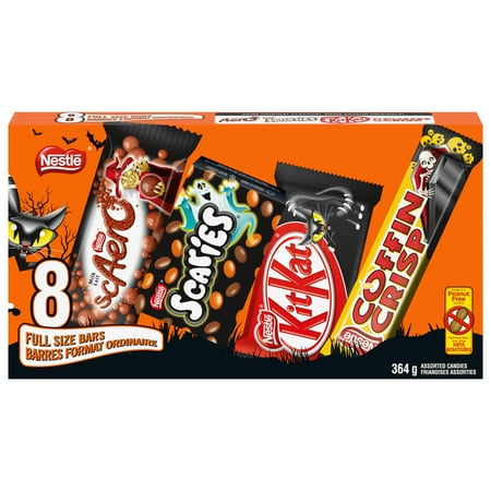 NESTLÉ Scary Assorted Halloween Full-Sized Bars Carton 8 pack, 364 g ...