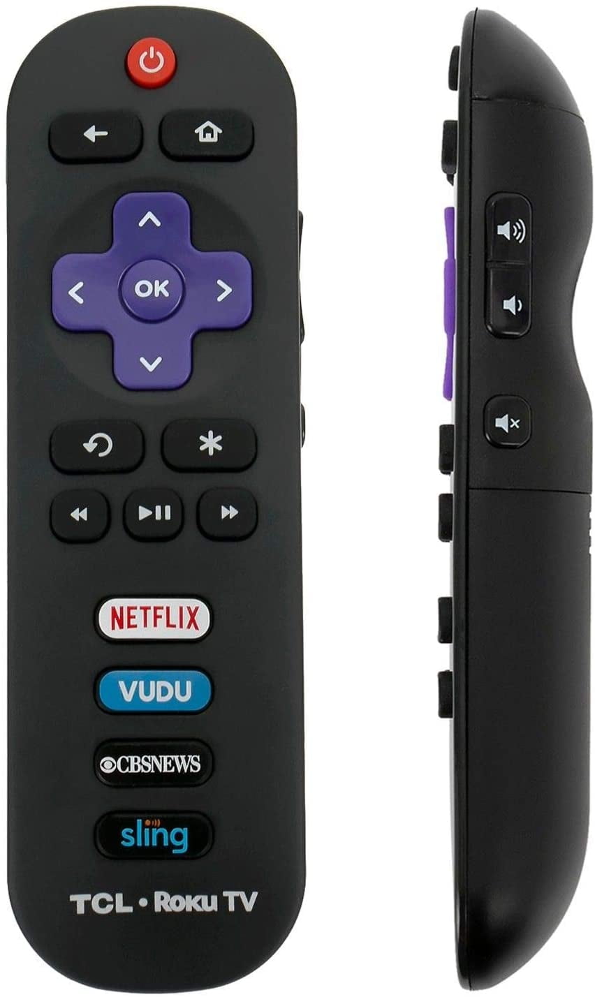 Original TCL Roku RC280 TV Remote Control with Built-in Netflix Vudu ...