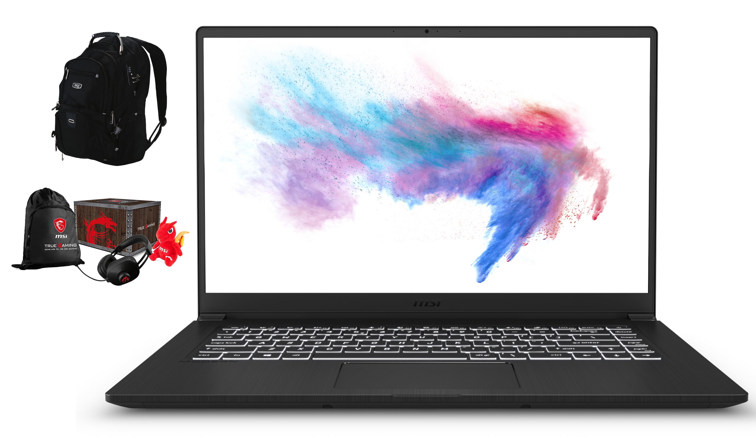 MSI Modern 15 10th Gen Home and Business Laptop (Intel i5-10210U 4-Core ...