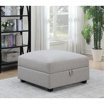 Coaster Chaviano Collection 505394 41" Ottoman with Padded Breathable ...