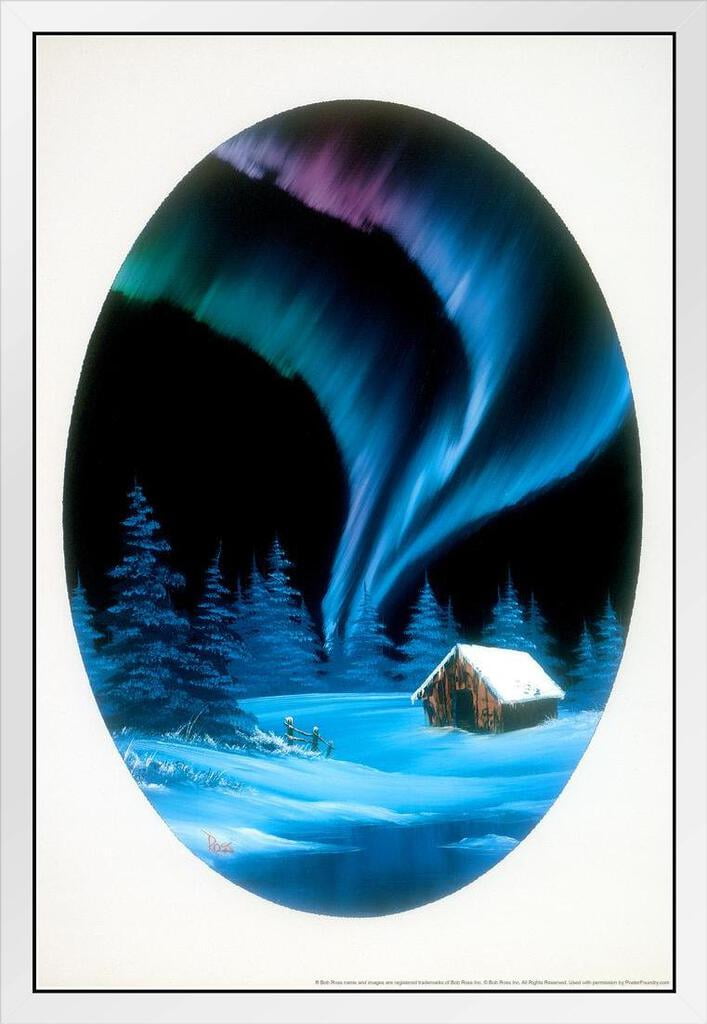 Bob Ross Auroras Dance Art Print Painting Bob Ross Poster Bob Ross ...