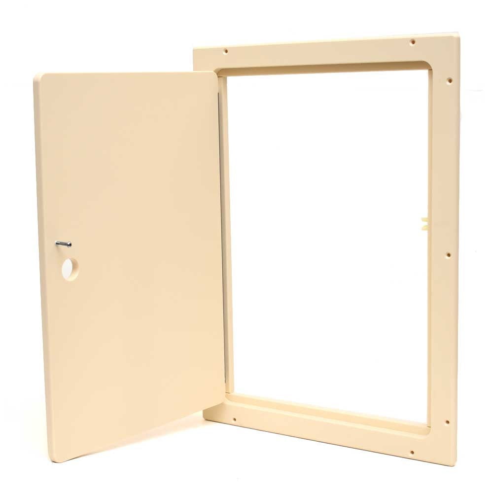 Parker Boat Transom Door 253390 | 15 1/4 x 21 Inch Cream Starboard ...
