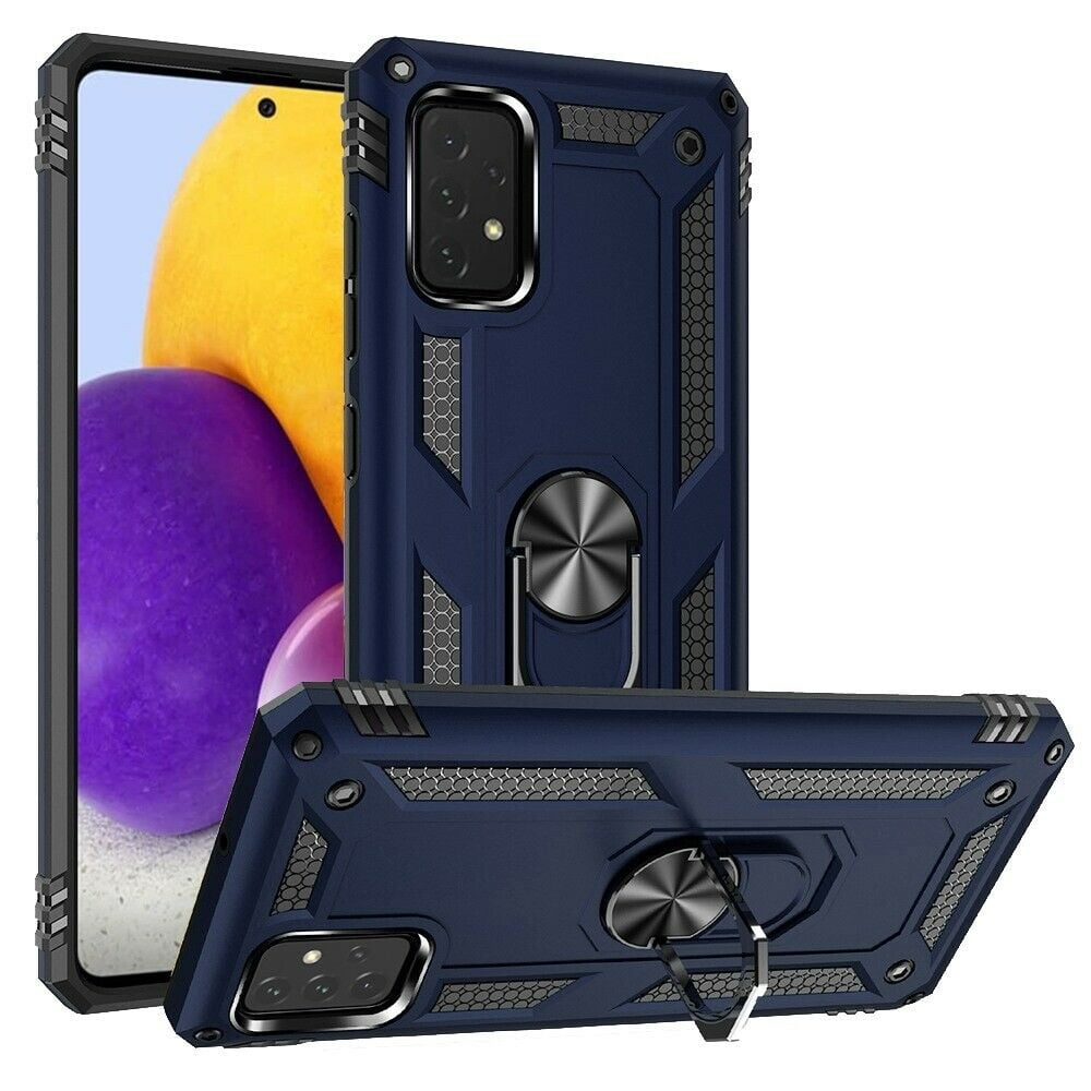 Kaleidio Case For Samsung Galaxy A73 5G [Hybrid Protector] Rubberized Shockproof [Ring Stand] 2 ...