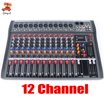 PYLE PMXU128BT - 12-Ch. Bluetooth Studio Mixer - DJ Controller Audio ...