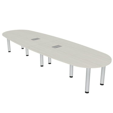 Prestige 144" Modular Conference Table with Power Data Grommet- Cherry ...