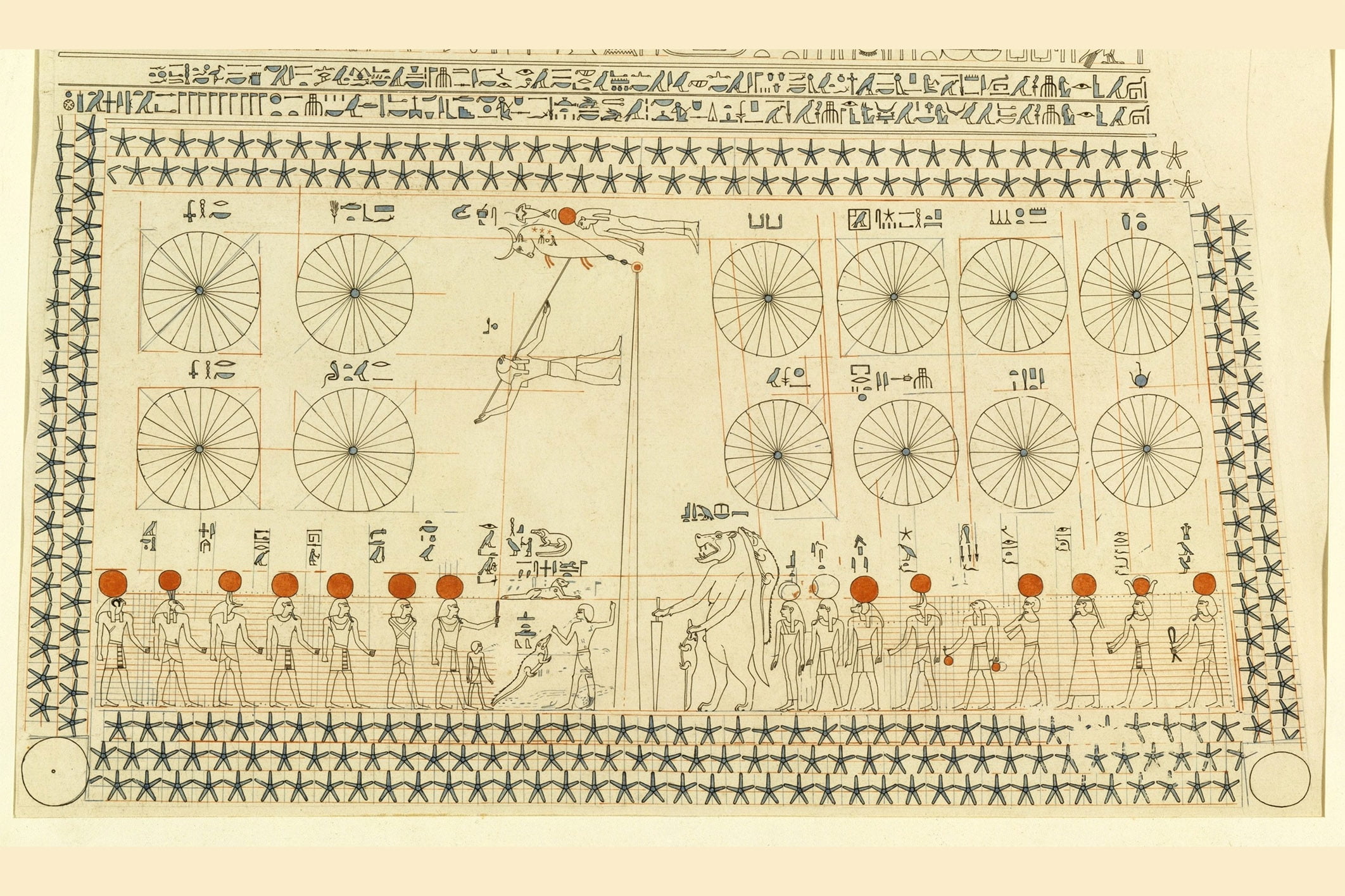24x36 gallery poster, Astronomical chart in Senemut's tomb, 18th ...