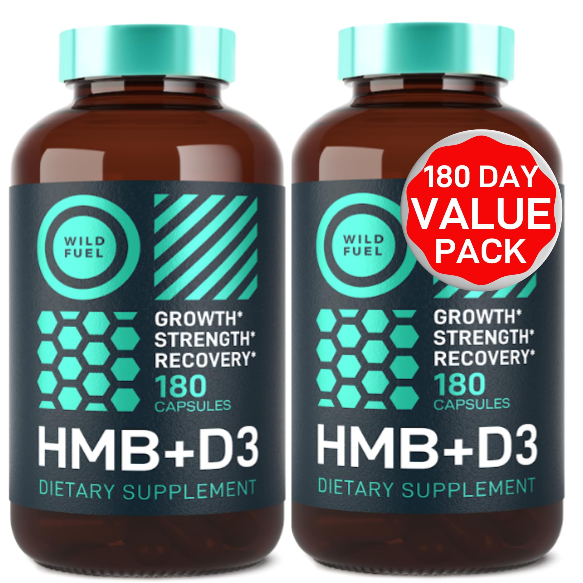 Cápsulas de suplemento de HMB 1000 mg con vitamina D3 360 cápsulas ...
