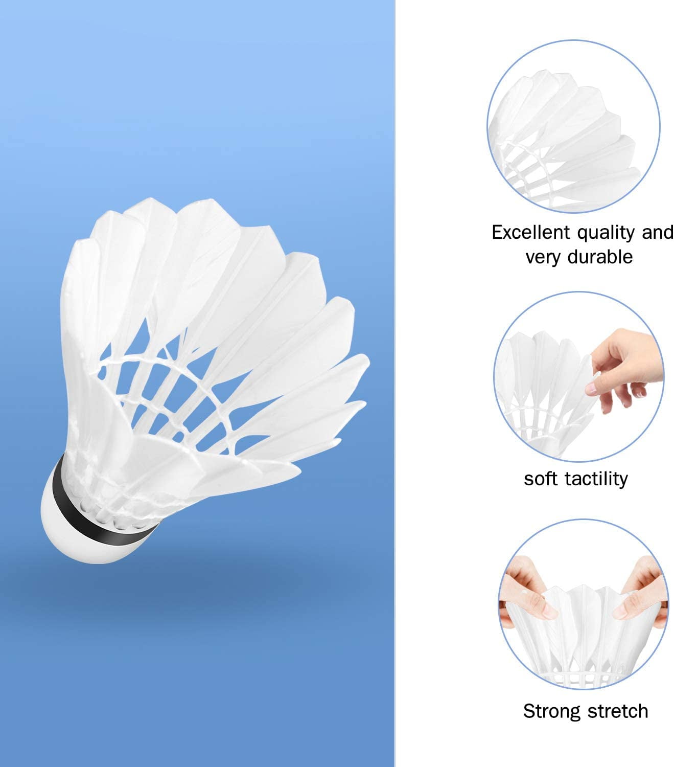 Badminton Shuttlecock Parts