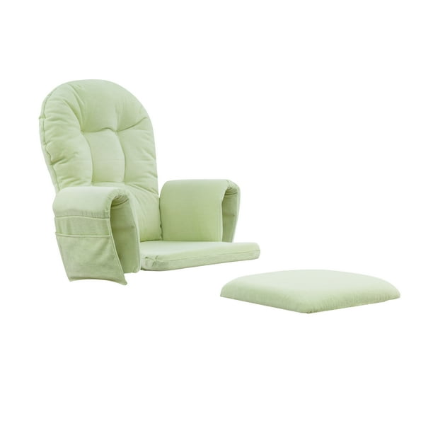 Willow Replacement Cushions for Glider Rocking Chair, Light Green ...