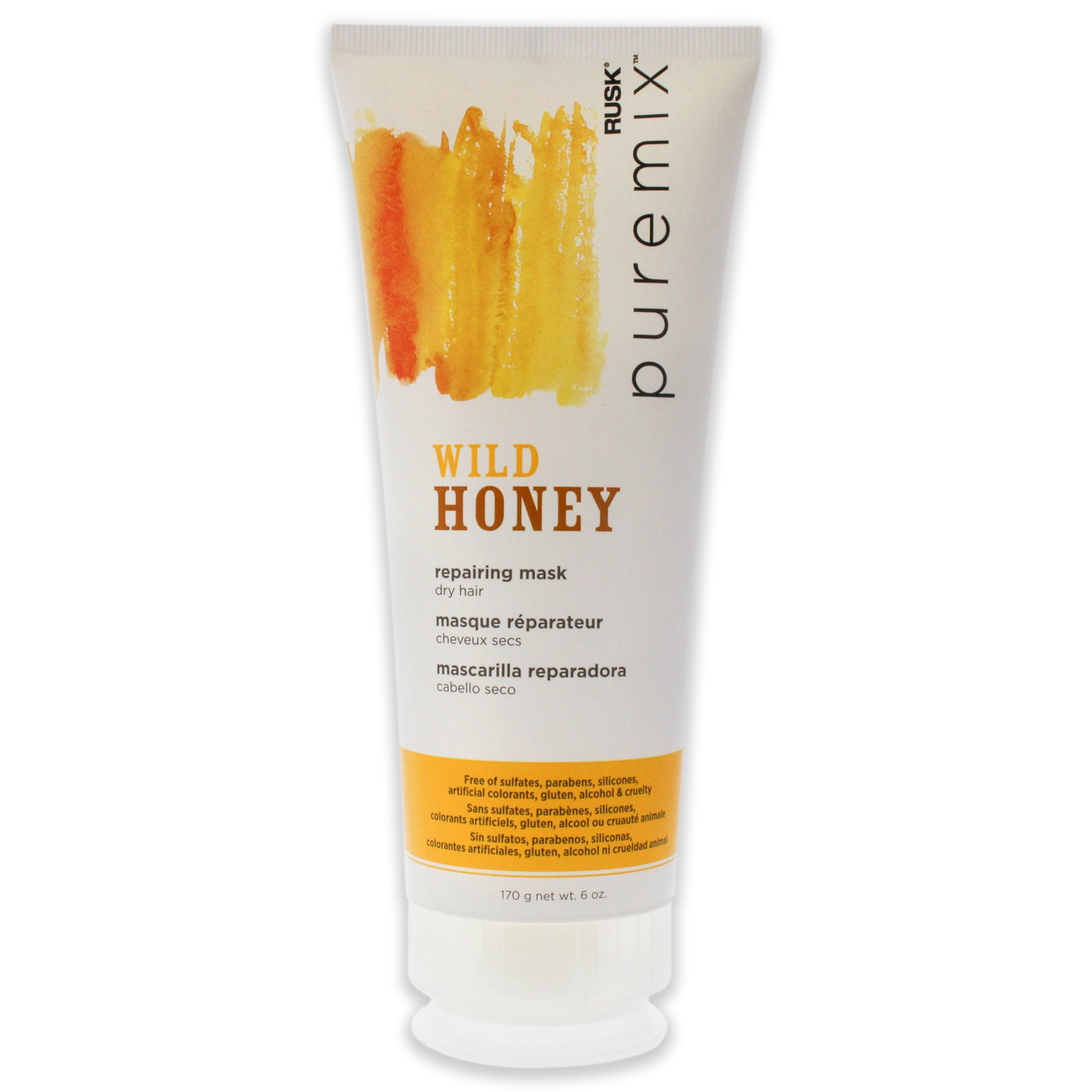 Rusk Máscara Mascarilla reparadora Puremix Wild Honey - Cabello seco 6 ...
