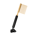 Hot & Hotter Ceramic All Purpose Hair Comb, Black - Walmart.com