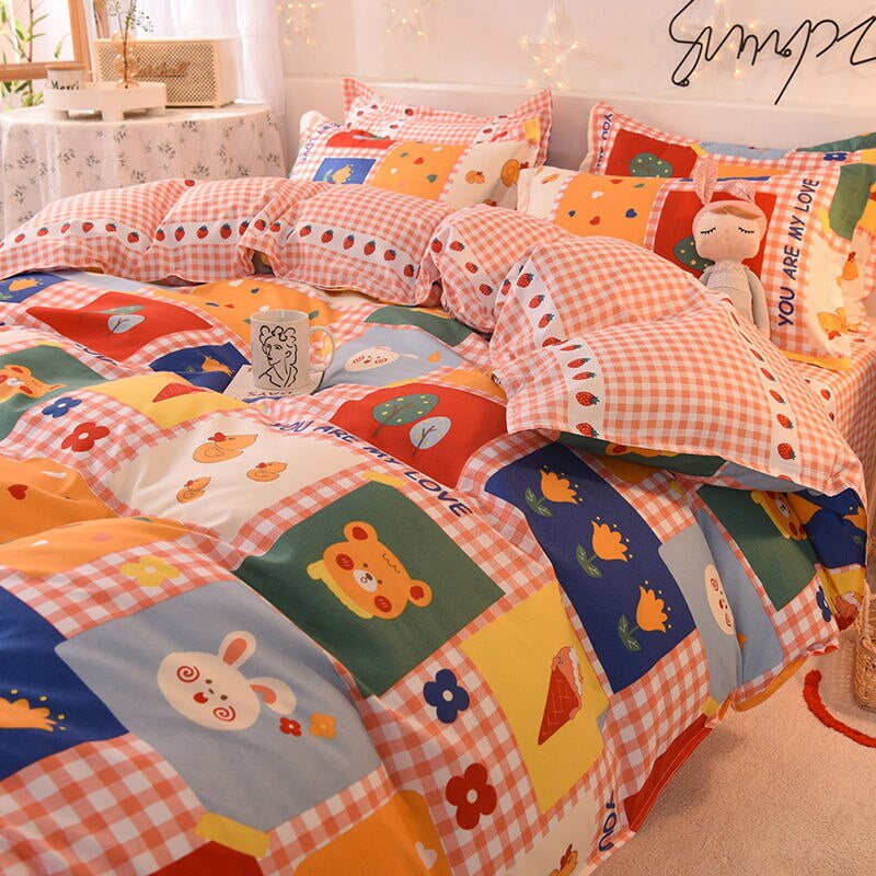 Click here for Koolyou Set Tempat Tidur Oranye Anak Perempuan Lak... prices