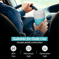 16 oz Travel Mug Set of 3 – Double-Wall Insulated Coffee Cup with Non ...