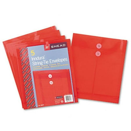 Smead 89547 Ultracolor Poly String & Button Envelope 9 3/4 x 11 5/8 x 1 ...