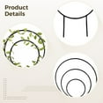 3 Pack Circular Metal Plant Trellis for Indoor Pots - Plant Trellis for ...