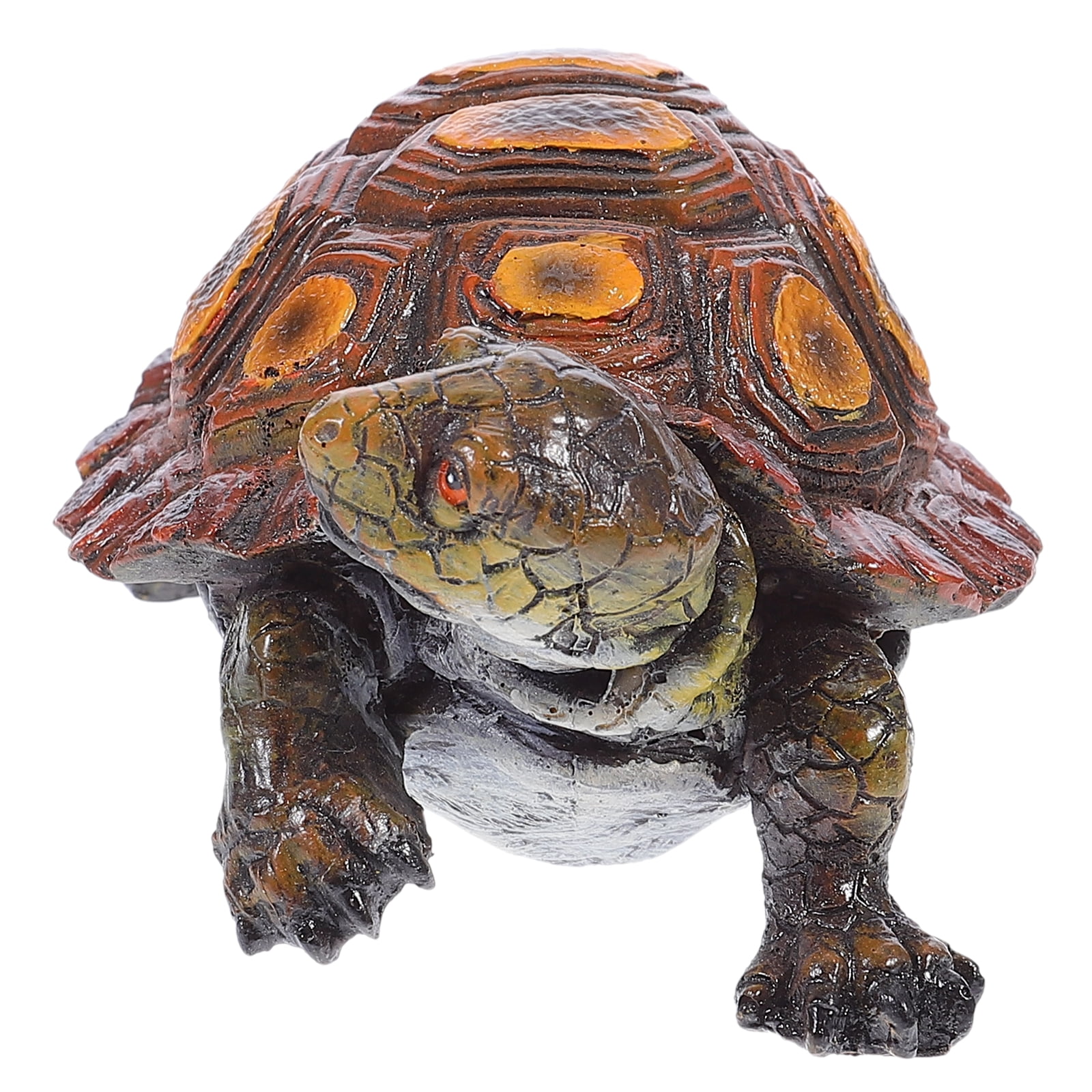 OUNONA Resin Turtle Tortoise Statue Tabletop Ornament Outdoor Garden ...