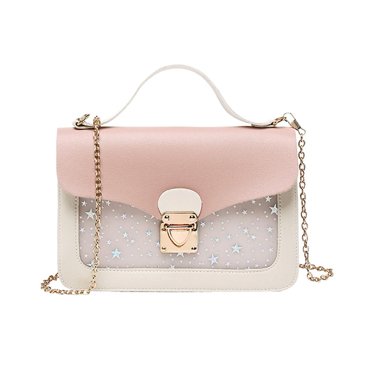 Tickled Pink Maya Pink Fringe Straw Bag - Walmart.com