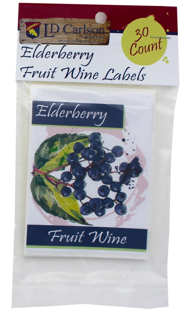 Elderberry Fruit Wine Labels - Walmart.com