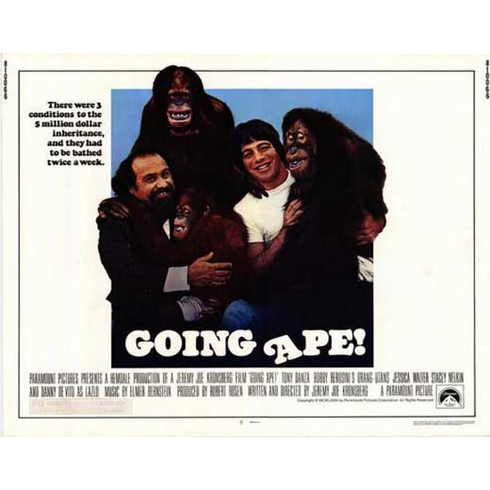 Going Ape - movie POSTER (Style A) (11" x 14") (1981) - Walmart.com ...