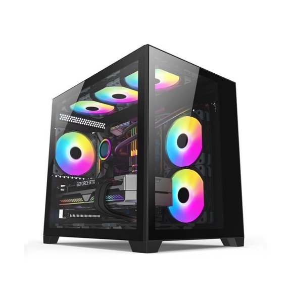 Skytech O11V Gaming PC Desktop AMD Ryzen 7 9800X3D NVIDIA GeForce RTX ...
