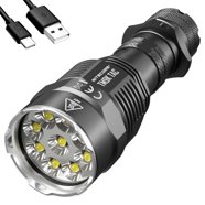 Nitecore TM28 6000 Lumen Rechargeable Flashlight / Searchlight -4x XHP35 HI LED - Walmart.com