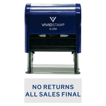 Vivid Stamp Not Negotiable Self Inking Rubber Stamp (Red Ink) - Medium ...