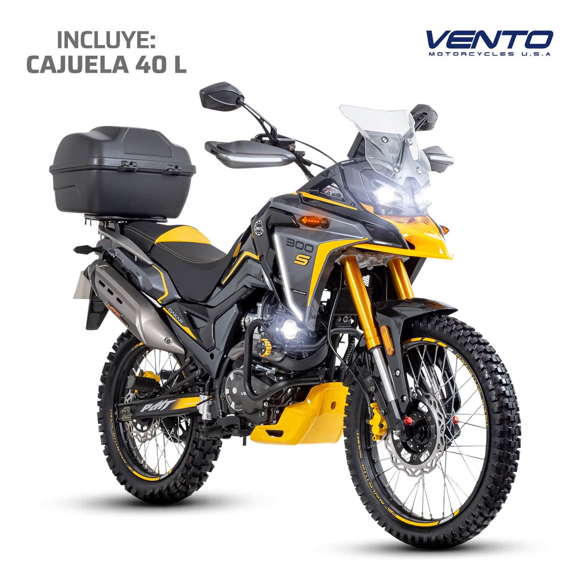 Motocicleta Adventure Vento Dakar 300 Gris 2025 | Walmart en línea