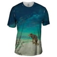 Alfred Wierusz Kowalski - Lone Wolf Mens T-Shirt All Over Print ...