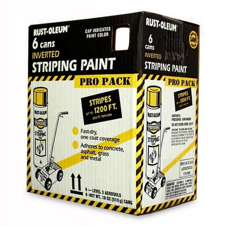 Rust-Oleum Professional Striping Paint White, Contractor 6pk – BrickSeek