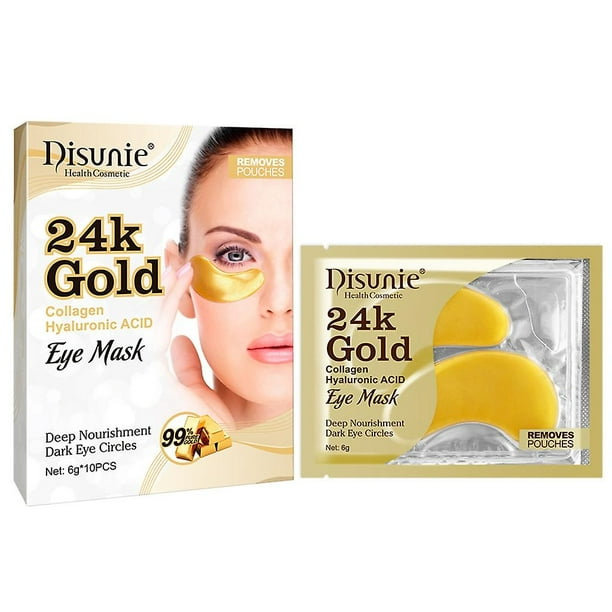 Disunie 24k Gold Eyes Cuidado facial Antiarrugas Cosmético Humedad ...