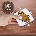 3drose, Funny Cool Sloth Playing Hula Hoop Cartoon, Set of 8 Coasters ...