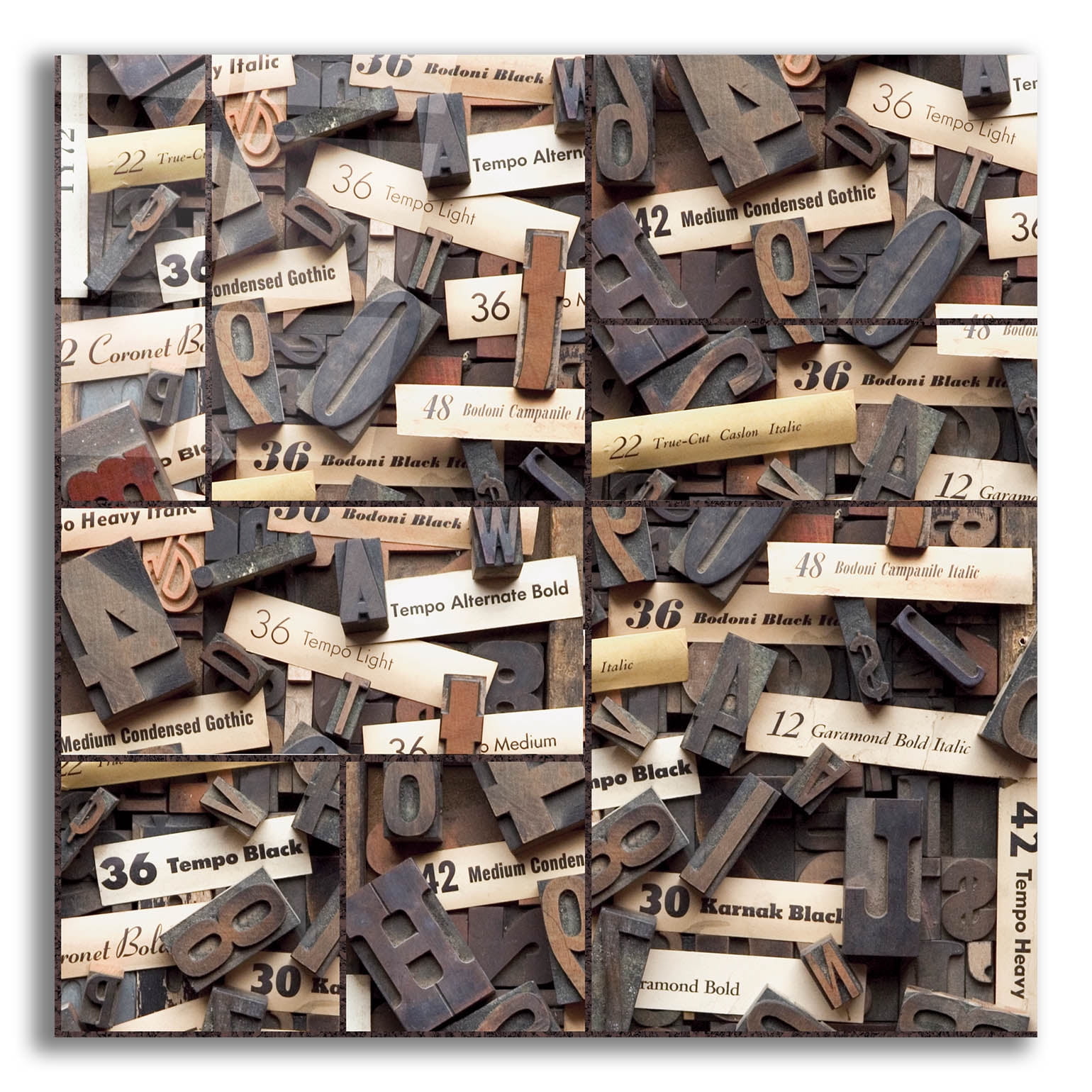 Epic Art 'Typography Photography repeat 6' by Holli Conger, Acrylic ...