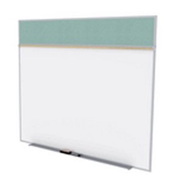5 ft. x 8 ft. Style A Combination Unit - Porcelain Magnetic Whiteboard ...