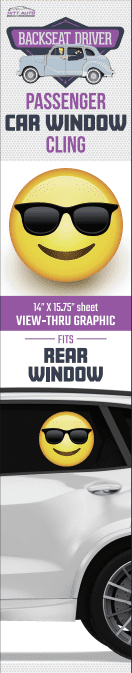 Hitt Brands Backseat Driver-Emoji Cool - Walmart.com