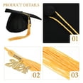 RENACLIPY Black Graduation Cap, Stylish and Comfortable Fit, Perfect ...