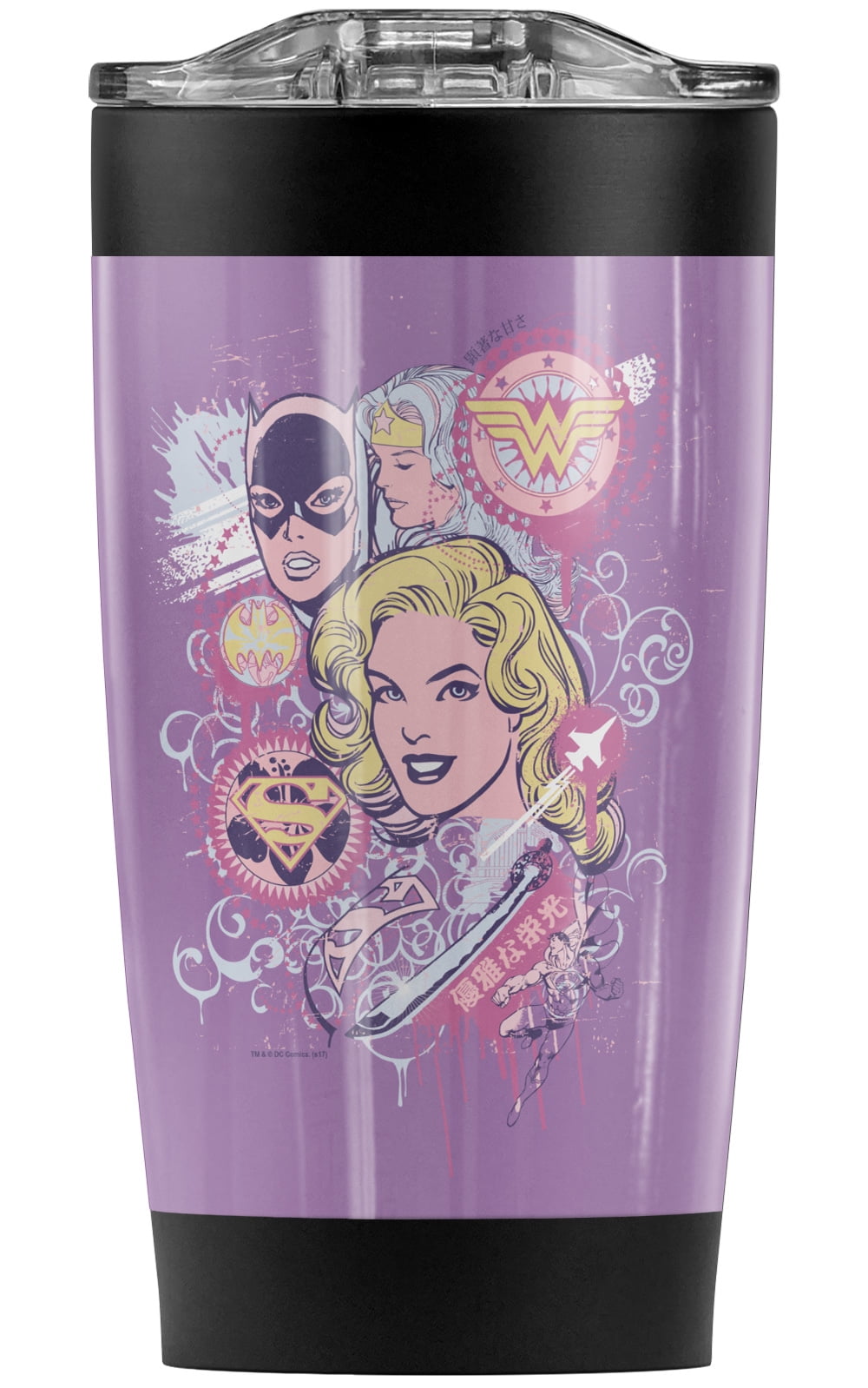 Justice League Justice Is Pretty Stainless Steel Tumbler 20 oz Coffee ...