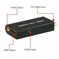 PS2 to HDMI Video Converter Adapter with 3.5mm Audio Output for HDTV ...