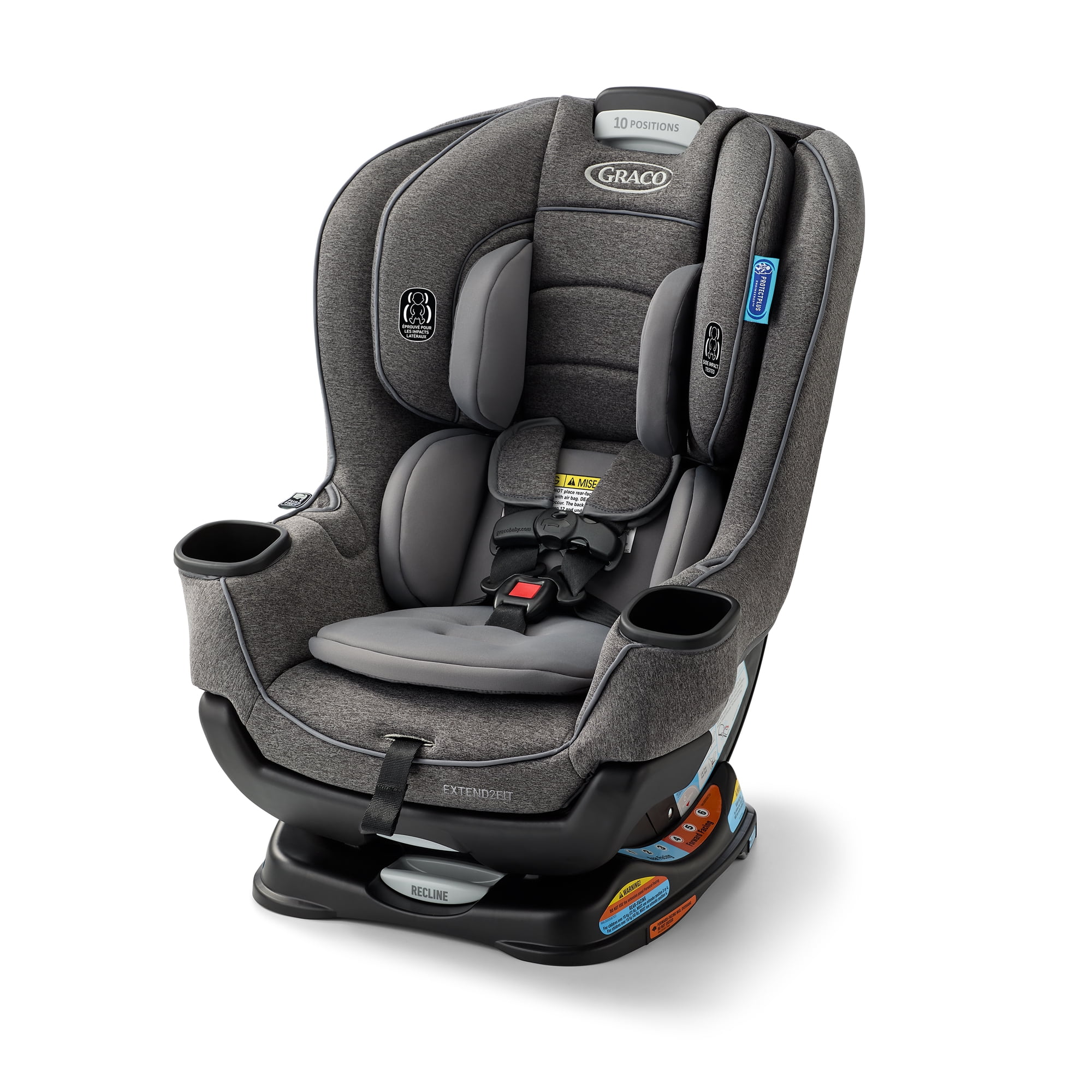 Graco Extend2fit 2-In-1 Convertible Car Seat  1.8-30 Kg (4-65 Lb)  Forward & Rear-Facing