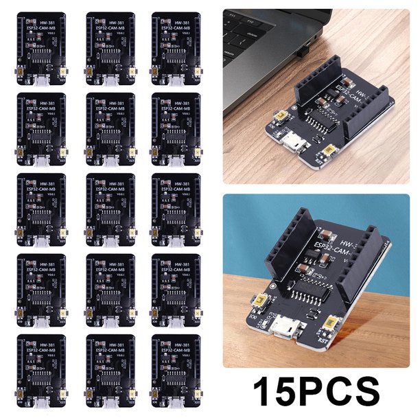 【HW-381】Placa desarrollo CAM ESP32 con módulo OV2640 + módulo Bluetooth/placa descarga única CAM ...