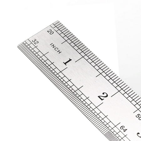 Steel Ruler, 24 inch Ruler, Metal Ruler, Inches and Centimeters ...