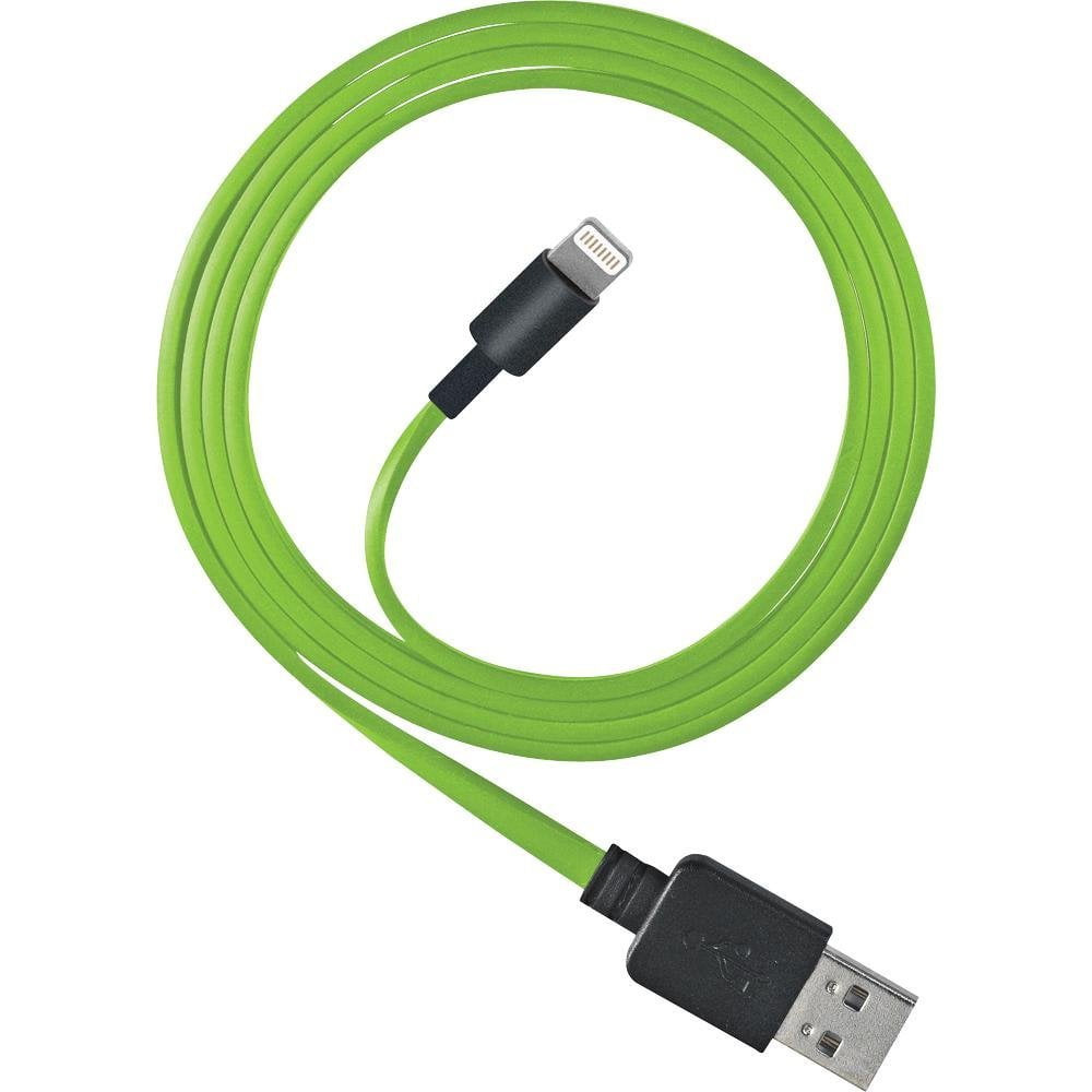 Ventev Flat Tangle-Resistant 1m Length Lightning Charge/Sync Data Cable ...