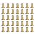 100Pcs 3/4/5/6/8/10/12mm Carbon Steel Rivnut Flat heads Threaded Rivets ...