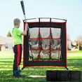 Galileo Baseball Softball Training Pitching Net - Portable 9 Hole ...