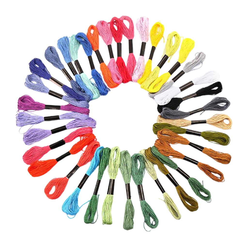 24/36 Colors Premium Embroidery Thread Thread Stitch - 36 Colors ...
