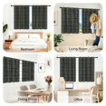 Blue and Yellow Checkered Pattern Blackout Curtains,Triple Weaved ...