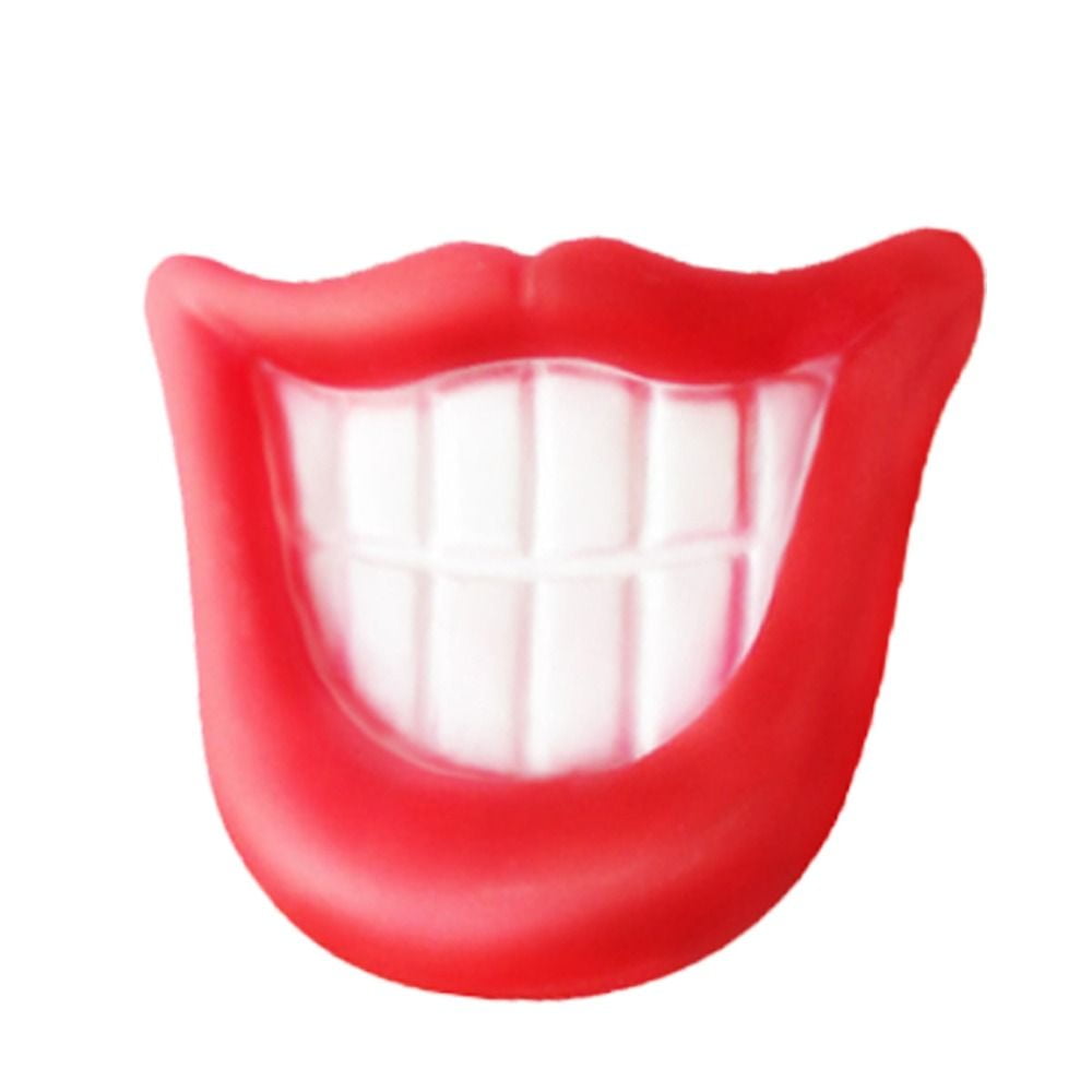 Safe Durable Sound Squeaky Prank Chew Toys Fangs Dummy Pacifier Soother ...