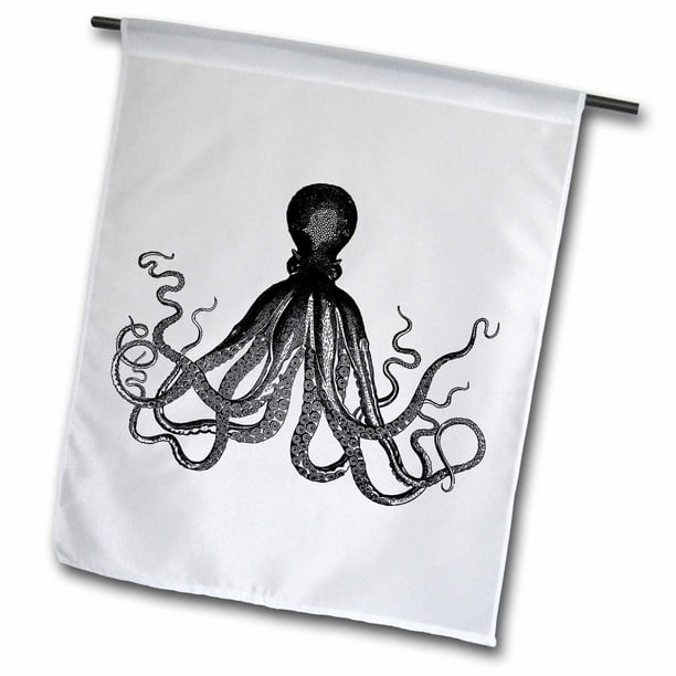3dRose Octopus - Garden Flag, 12 by 18-inch - Walmart.com
