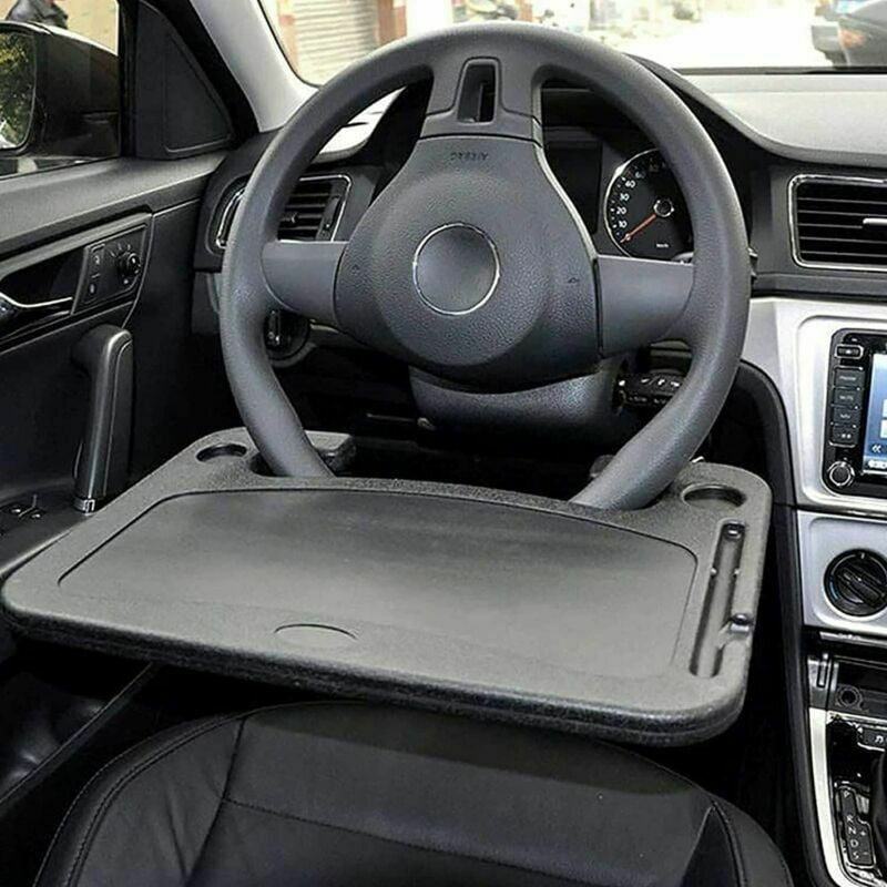 LNGOOR Trading Car Eating Laptop Steering Wheel Desk Black Portable Car ...