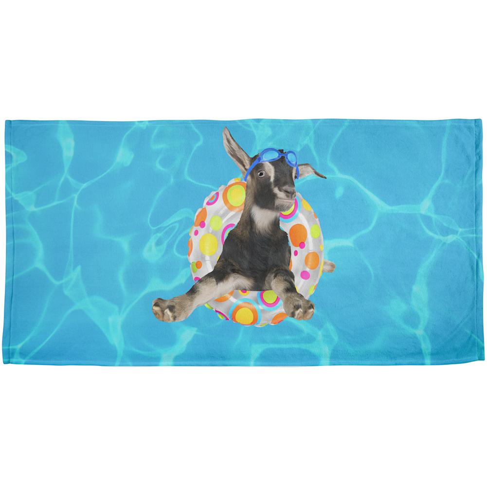 Whatever Floats Your Goat Boat Funny All Over Beach Towel Multi ...